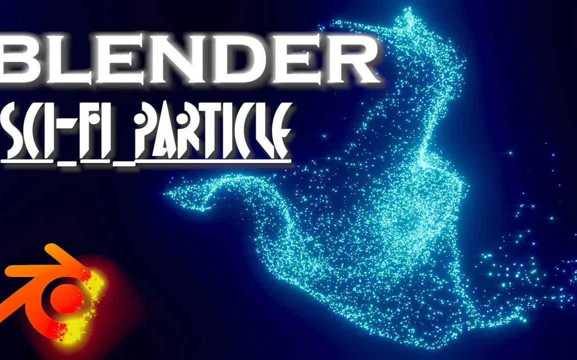 iBlender中文版插件 如何在 Blender 2.9 中制作科幻粒子 教程Blender插件
