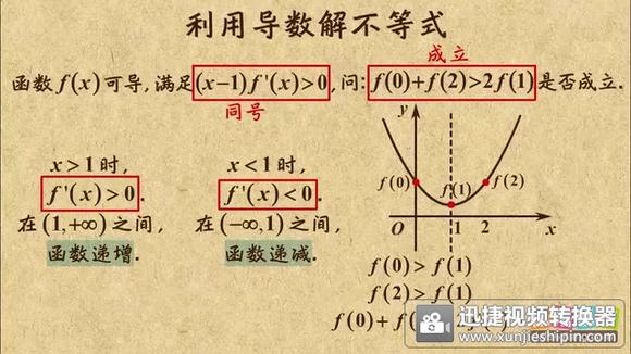教学-《导数相关的解不等式》