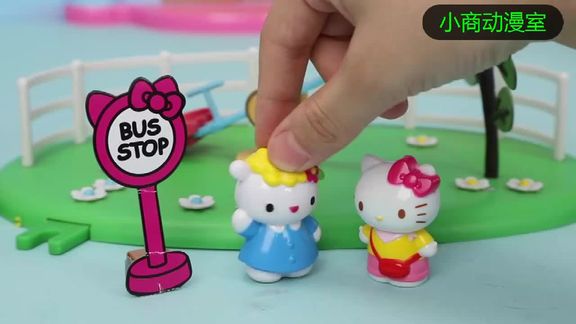 HelloKitty凯蒂猫凯茜看动画片没完成作业玩具故事