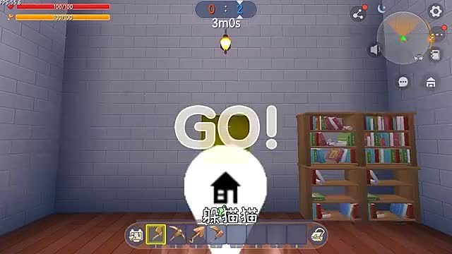 迷你世界!再次和兔美美玩躲猫猫,迷斯拉输了要表演倒立洗头?