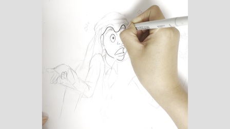 《世界杯人物绘画》