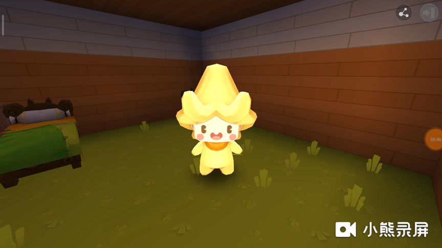 迷你世界:我和妮妮的生存,我们做好了自己的房子,终于有家了。