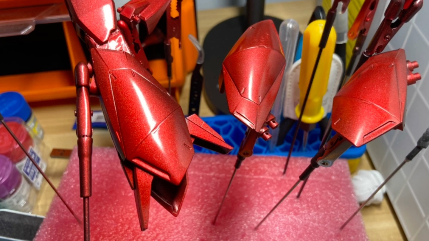 第一次尝试模型喷漆