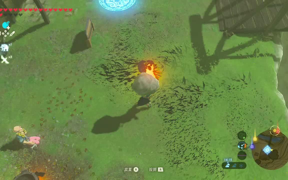 【流星】《塞尔达传说旷野之息》原来旷野之息里的火堆是可以?!