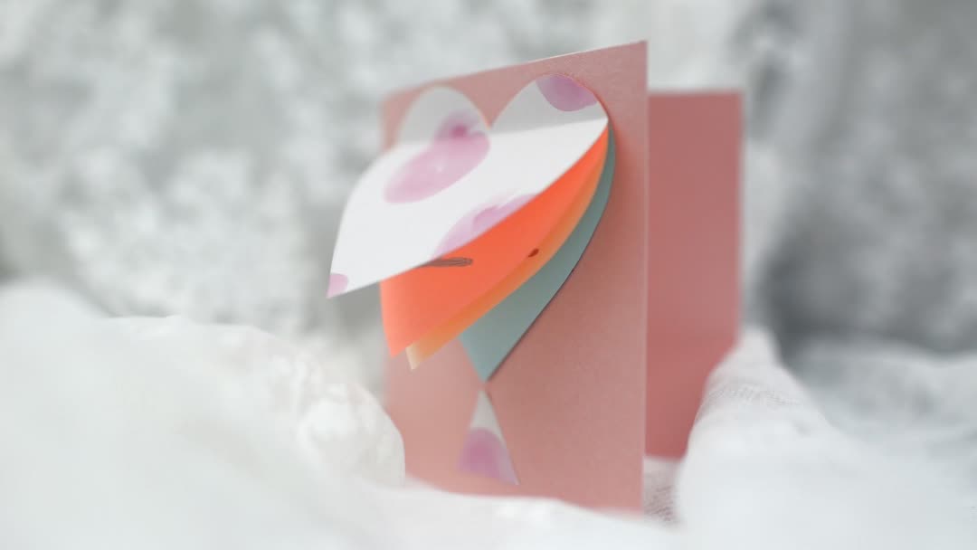 自己动手制作爱心便利贴