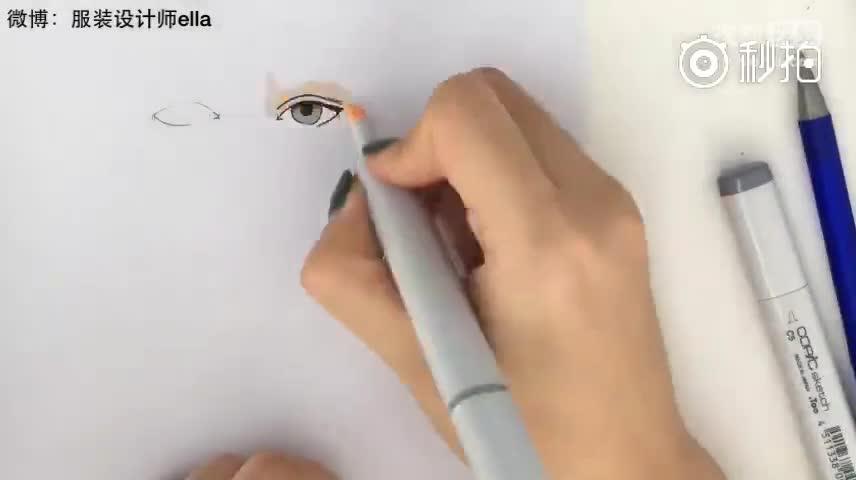初学者如何画服装效果图头部