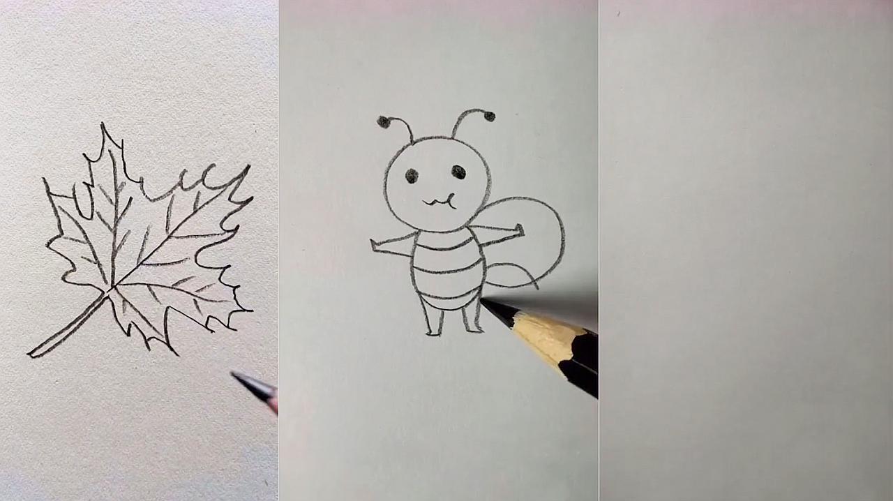 萌娃简笔画画简单好学,老师不用教也会,真是简单不得了