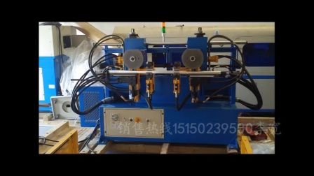 38双头液压弯管机,对铝型材弯管效率高,弯管速度快,采用无芯棒弯管