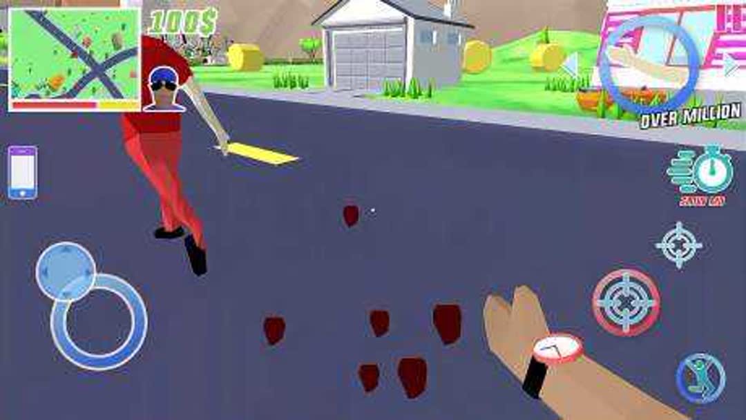 沙盒模拟器:小鼠和小伙伴在路上玩耍小伙伴会在路上摔倒吗