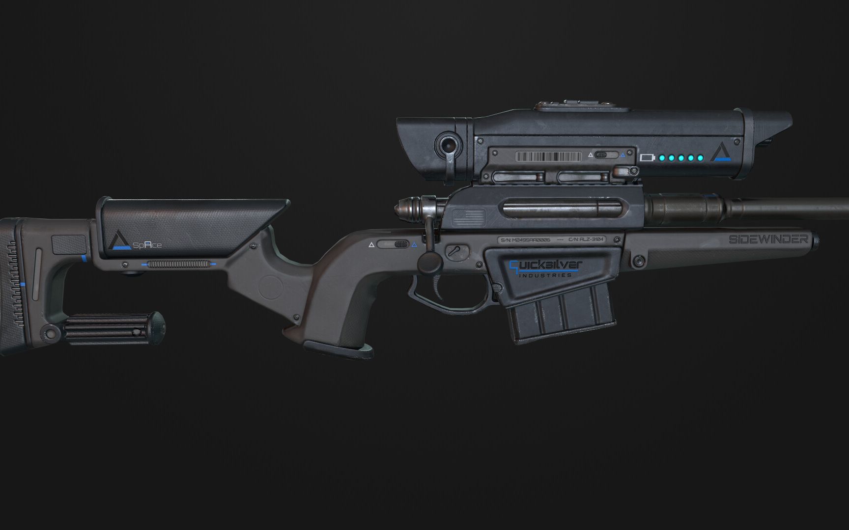 教你从0开始做一般AK长枪模型制作,3Dmax建模 ,武器建模