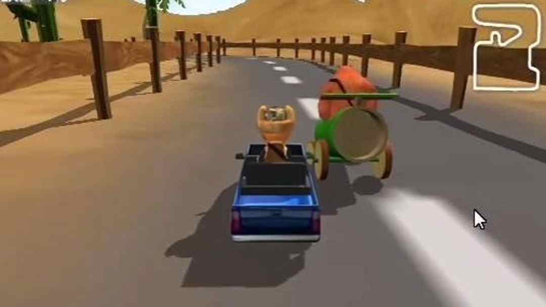 熊出没卡丁车熊大快点光头强追上来啦!游戏