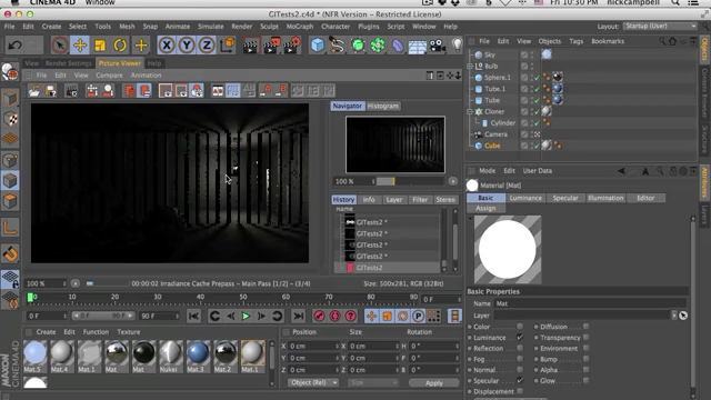 57.C4D R15中的新全局照明设置-瀚森拓科技