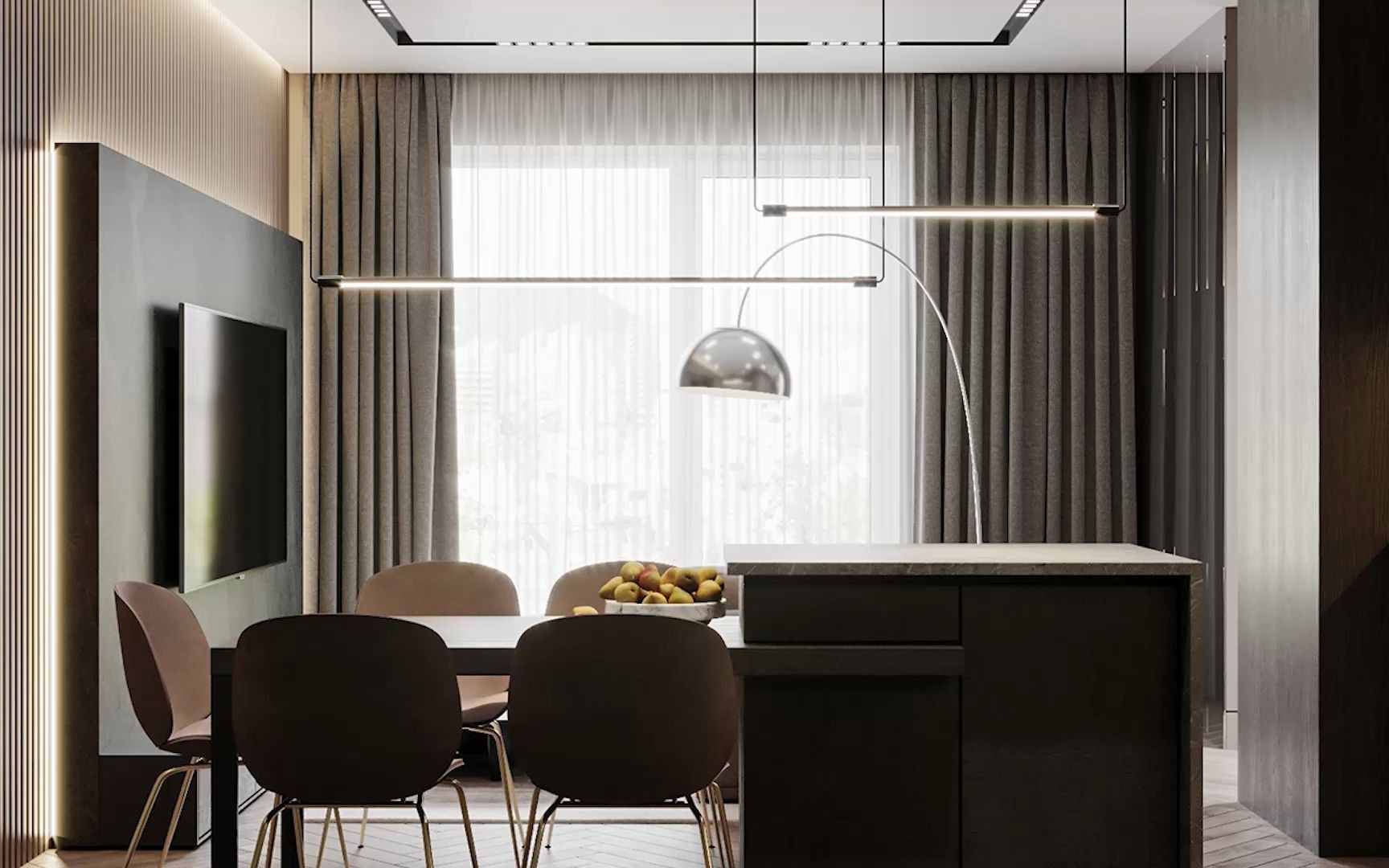 开放式的厨房/岛台/餐桌和客厅,是你的选择吗?