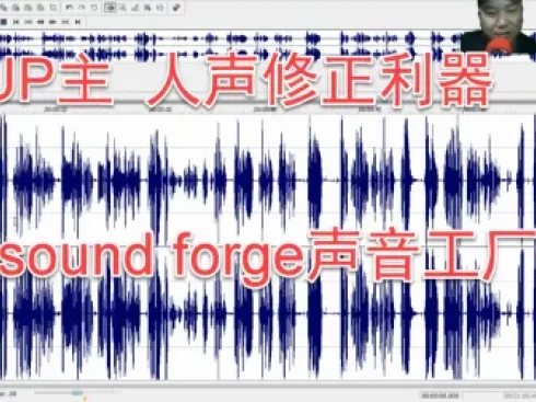 UP主的人声修正利器,sound forge声音工厂