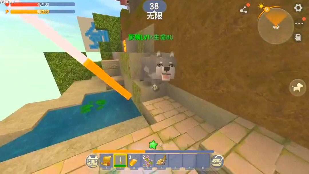 半仙迷你世界:半仙开局一把新手刀,神器全靠自己撸怪合成,剑圣