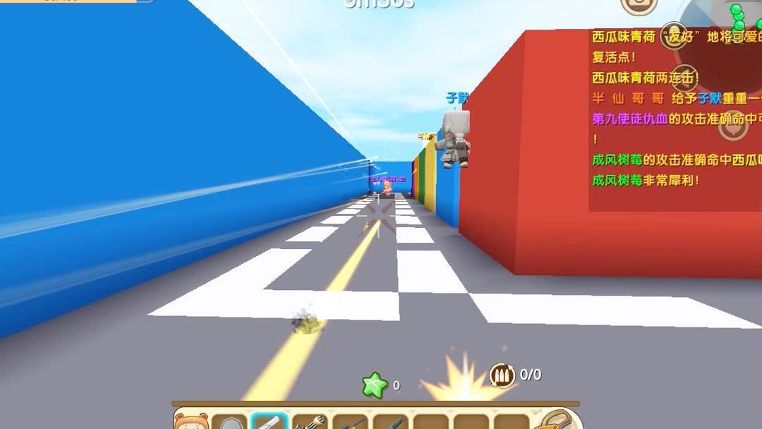 迷你世界:世界大战,这是半仙见过最无敌的一把左轮手枪了!