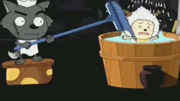 灰太狼帮懒羊羊洗澡,懒羊羊却把病毒传染给了灰太狼