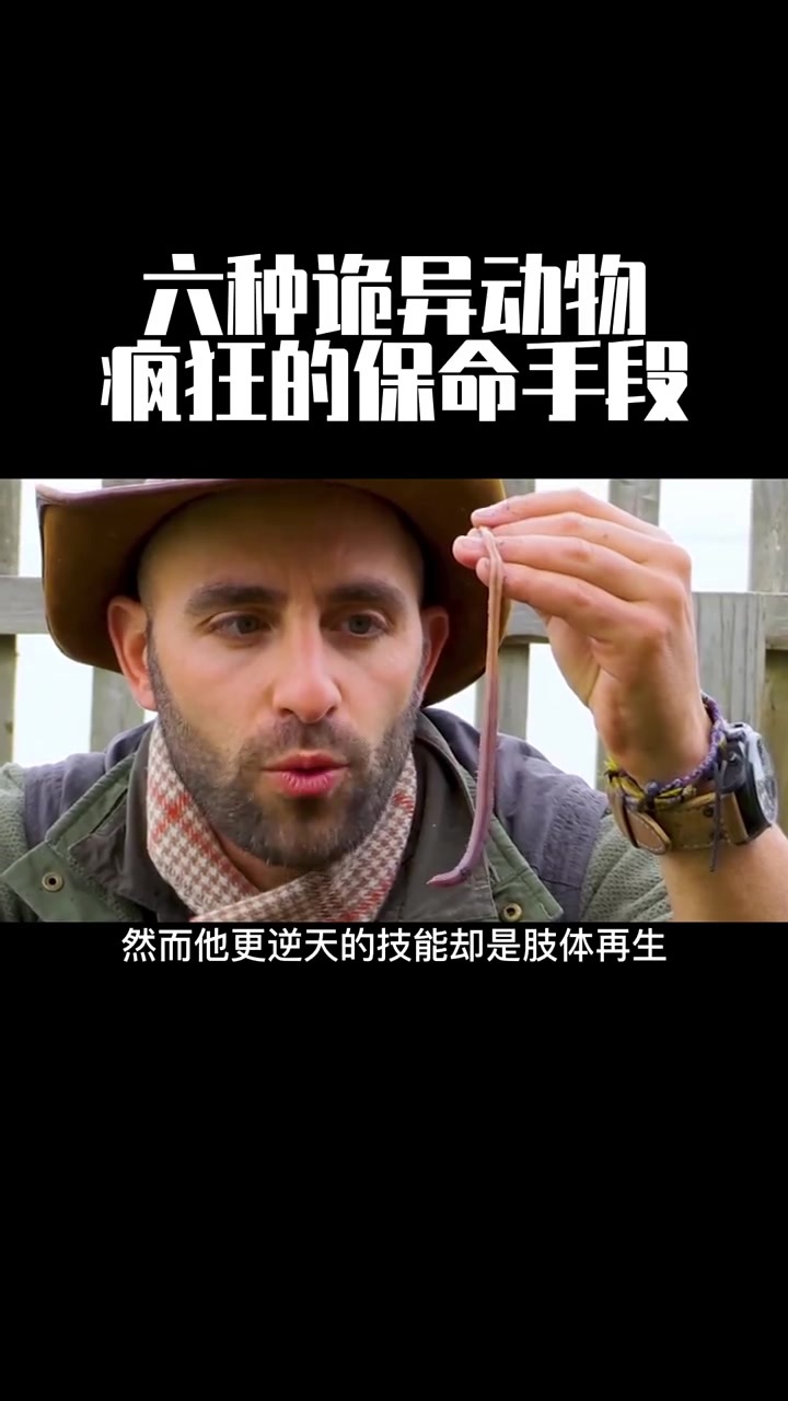 六种诡异动物,疯狂的保命手段