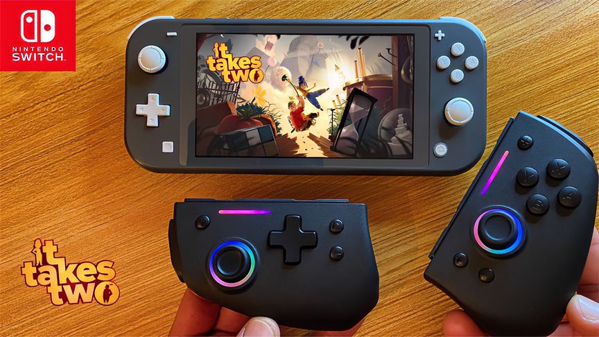 任天堂Switch Lite 体验《双人成行》本地双人模式