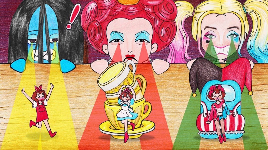 趣味定格动画:小美挑战捉迷藏游戏,她能顺利的到达终点吗?