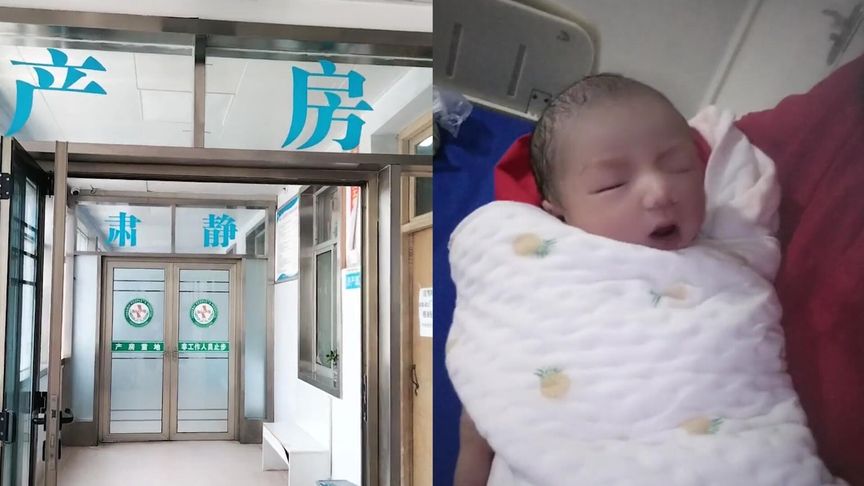 36岁女子成功升级当奶奶,抱着7岁小儿子感慨万分:还没做好准备