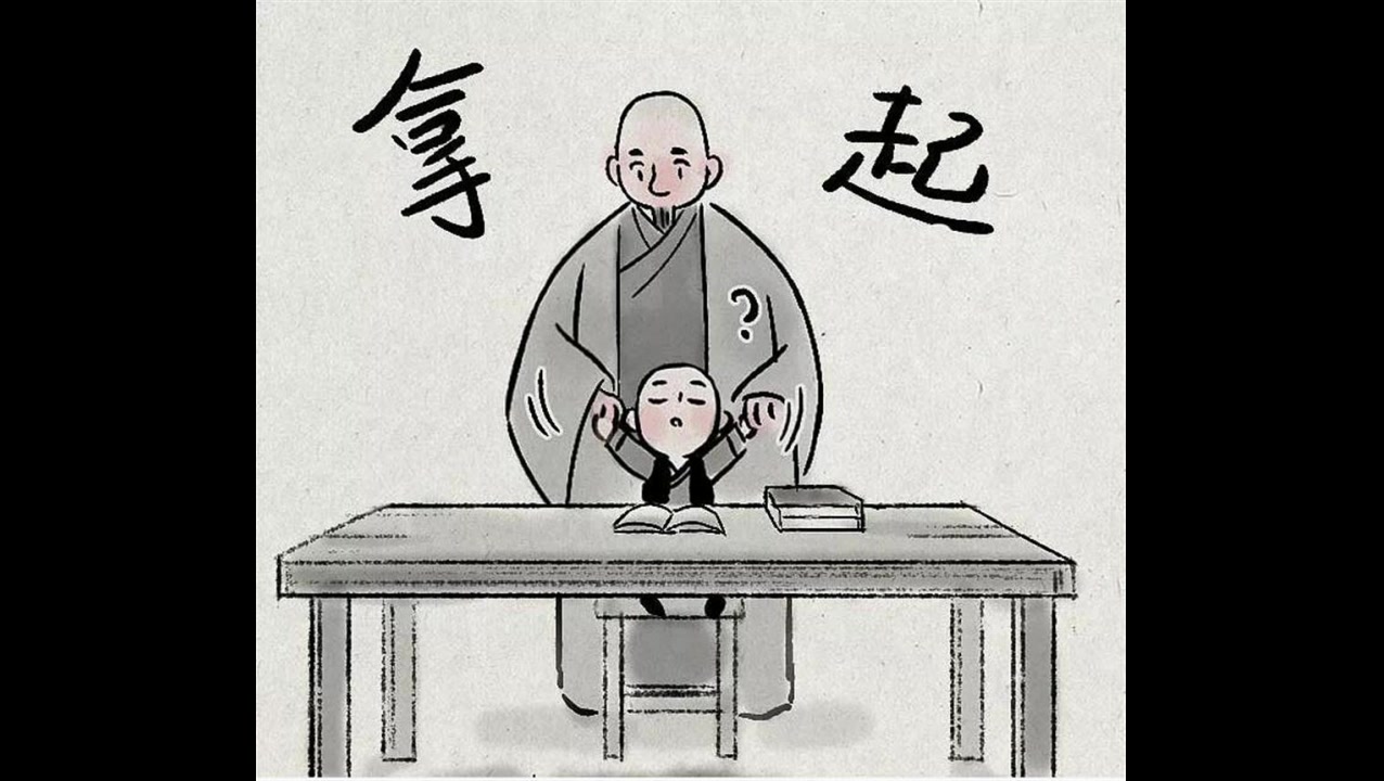 【一禅小和尚漫画】南方的冷,冬天到了很多北方的施主来庙里拜佛, ...