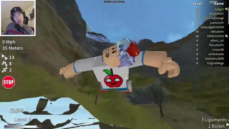 小飞象解说 Roblox坠落模拟器 高度再次升级!体验超高速蹦极!