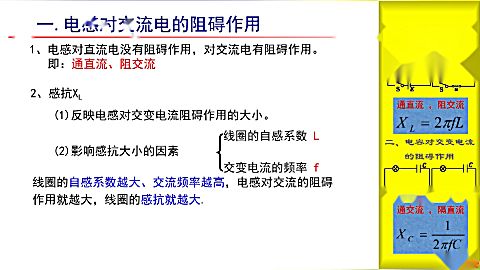 5.3电感和电容对交变电流的影响