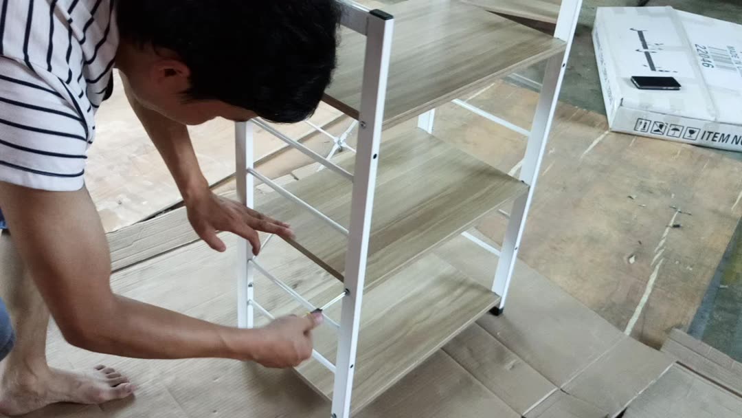 钢架书架安装视频