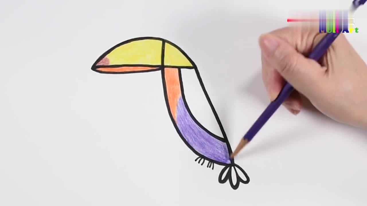 简笔画大嘴巴鸟简笔画图片大全儿童画幼乐园画画作业简笔画学英语