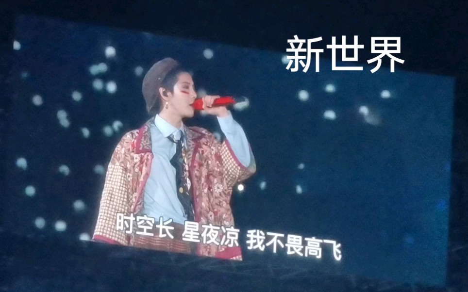 新世界 华晨宇2019火星演唱会 最后一首歌曲 看台视角 2019/11/17