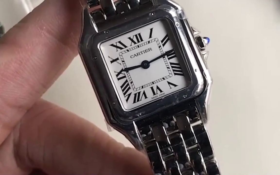 复刻表为什么便宜GF卡地亚猎豹石英女表 中号27mm名表2000多