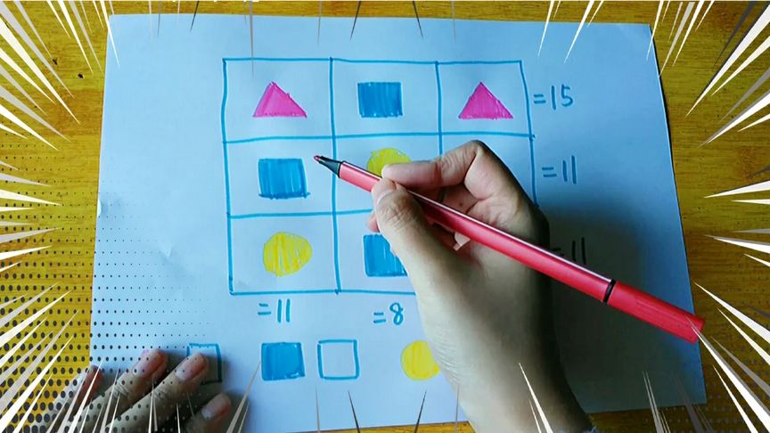 5～6岁幼儿数学新玩法,孩子趣玩形状小游戏,巧拓娃逻辑思维