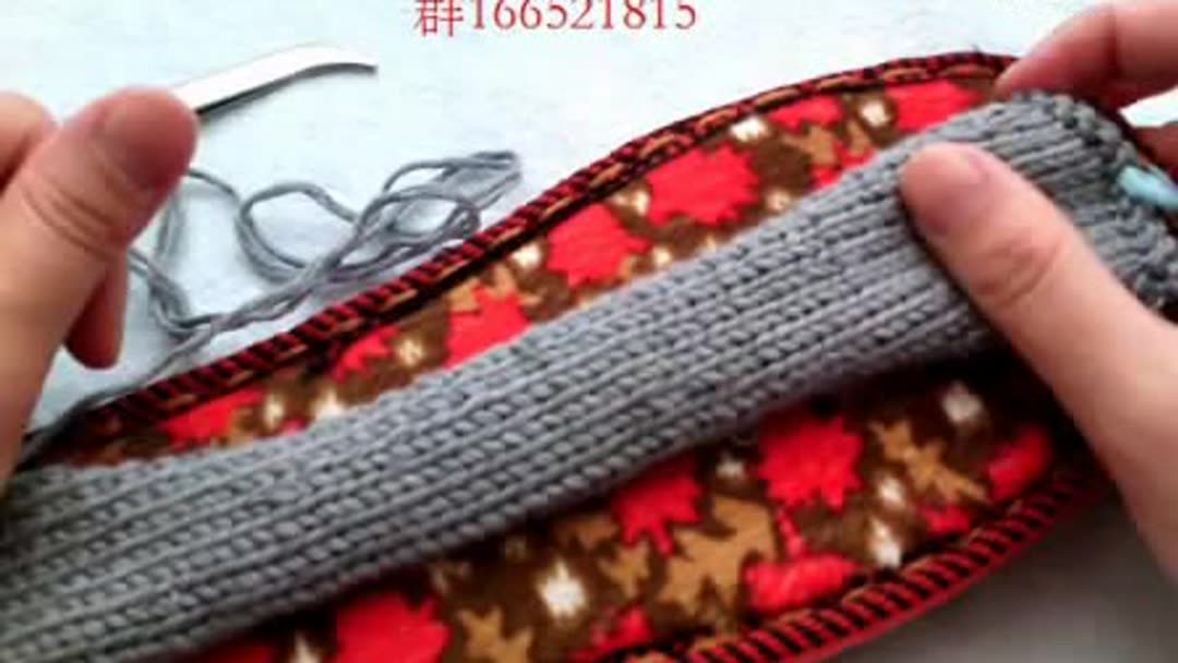 [珍珍毛线编织]第57集上毛线鞋垫视频教程_标清