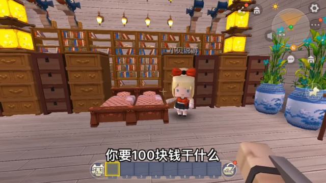 迷你世界:河里根本没有金斧头,木斧头还丢了,被小表弟骗了