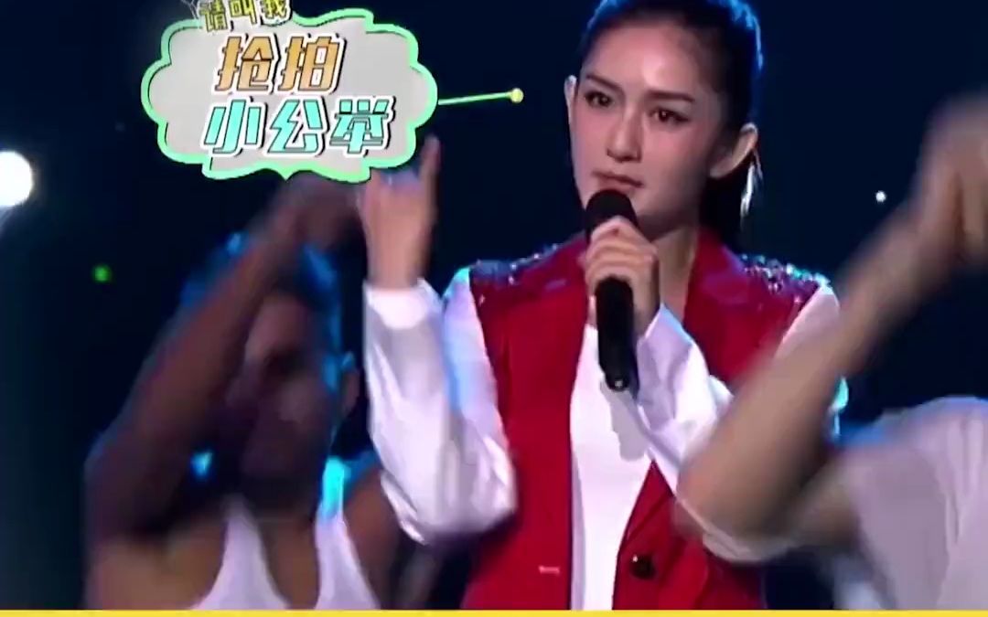 谢娜 模仿林志颖 唱歌 没想到林志颖突然从身后出现!