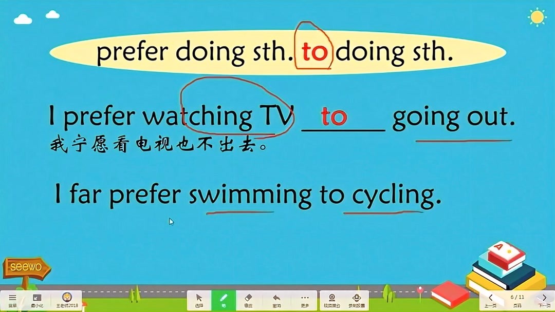 英语词汇理解掌握,要根据不同语境,prefer用法同学们看看会否