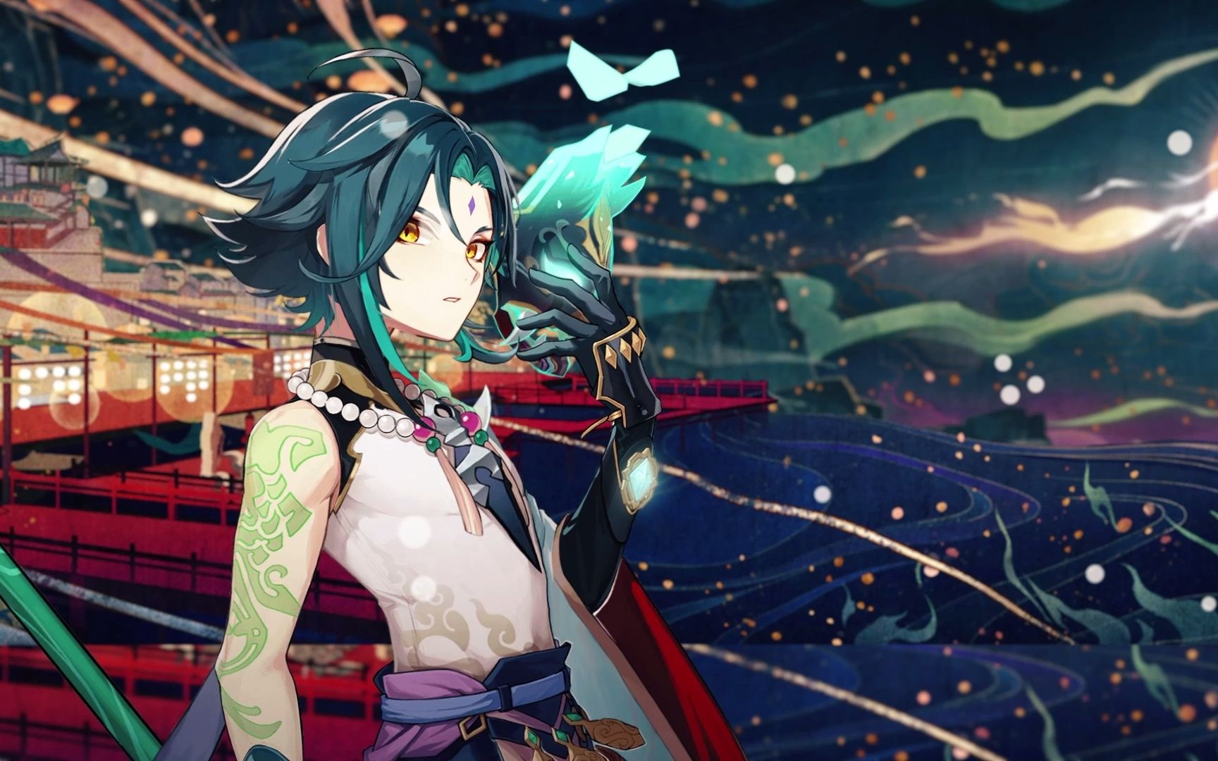 交作业啦,原神魈动态壁纸来啦,感谢琸子Dene大佬的教程视频