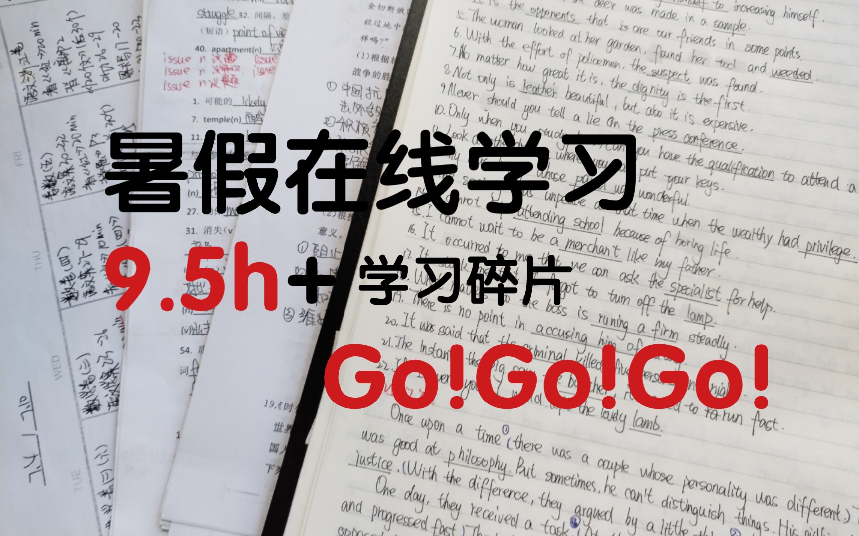 [SA]准高三|暑假是翻盘的最佳时期!|超燃~|小茶