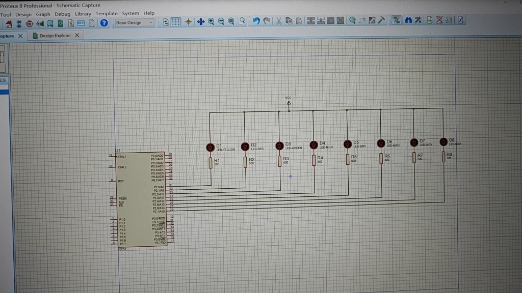 Proteus和keil的双重结合,流水灯的制作!