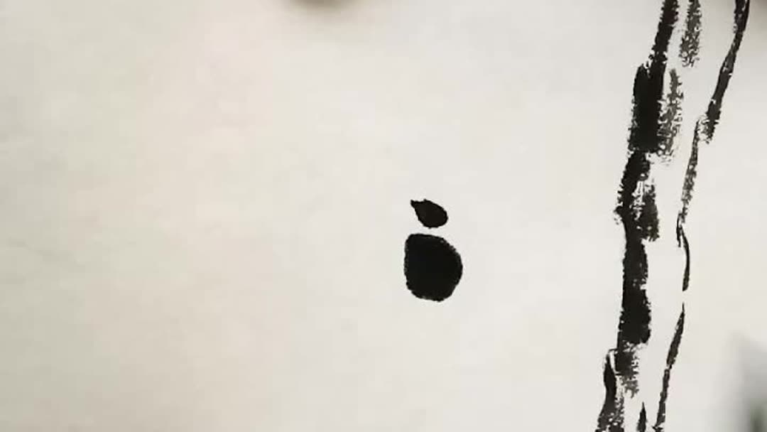 儿童画美术微课教学 国画熊猫