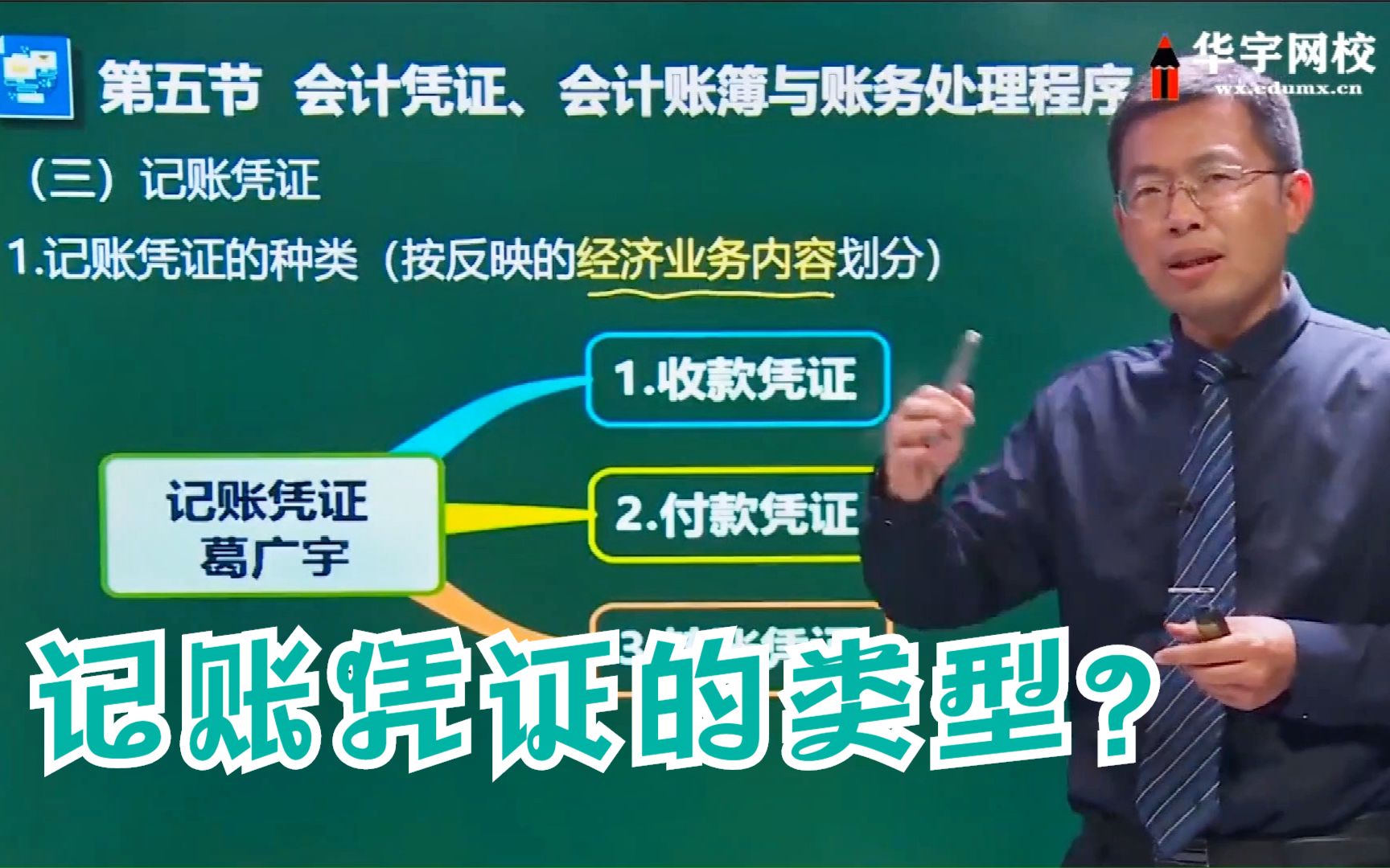 记账凭证的种类