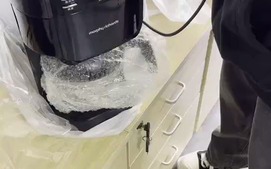 摩飞1028咖啡机退货开箱视频(2)中通快递(78623117631031)