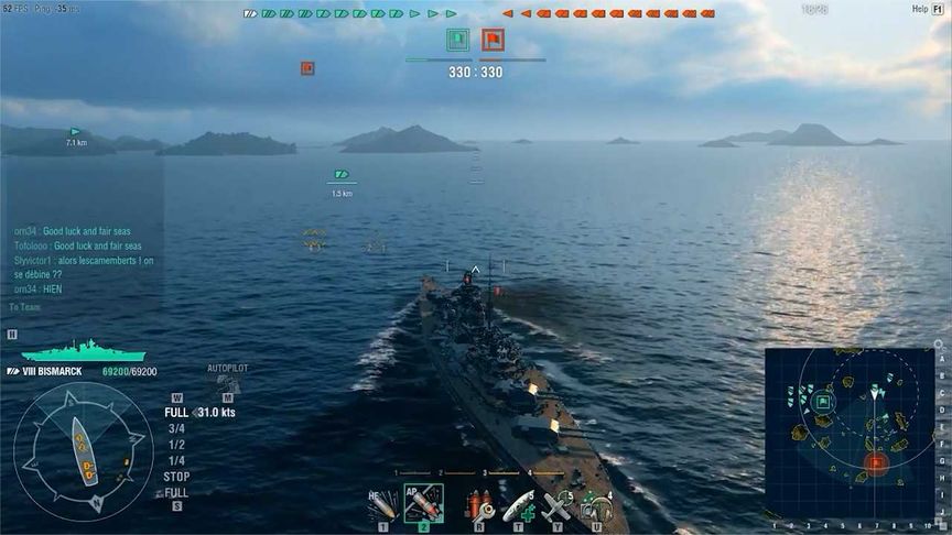 战舰世界 俾斯麦 6 杀 223K 伤害
