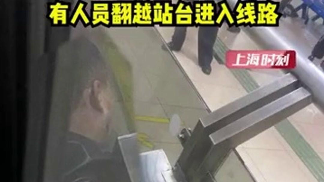 突发!有人翻越地铁站台安全门进入线路!上海地铁2号线延误运行