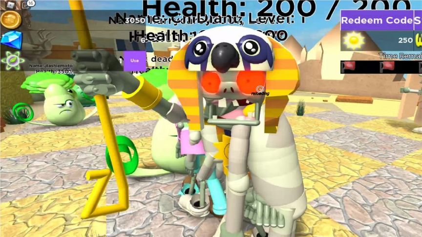 ROBLOX 虚拟世界 游戏 植物大战僵尸模拟器 救命!愤怒的功夫白菜