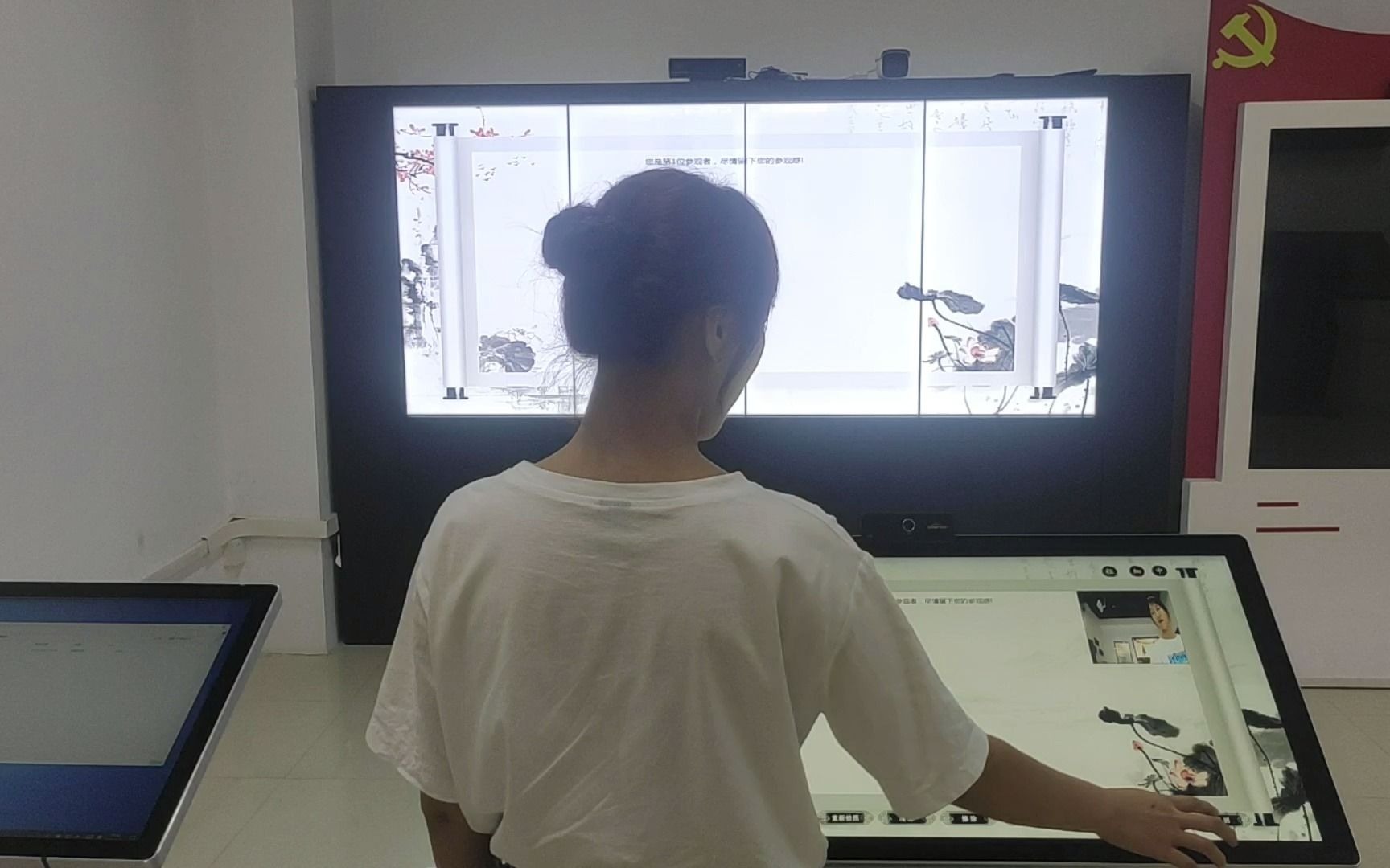 医院互动大屏软件-多点触控互动软件-鼎深科技旗下产品