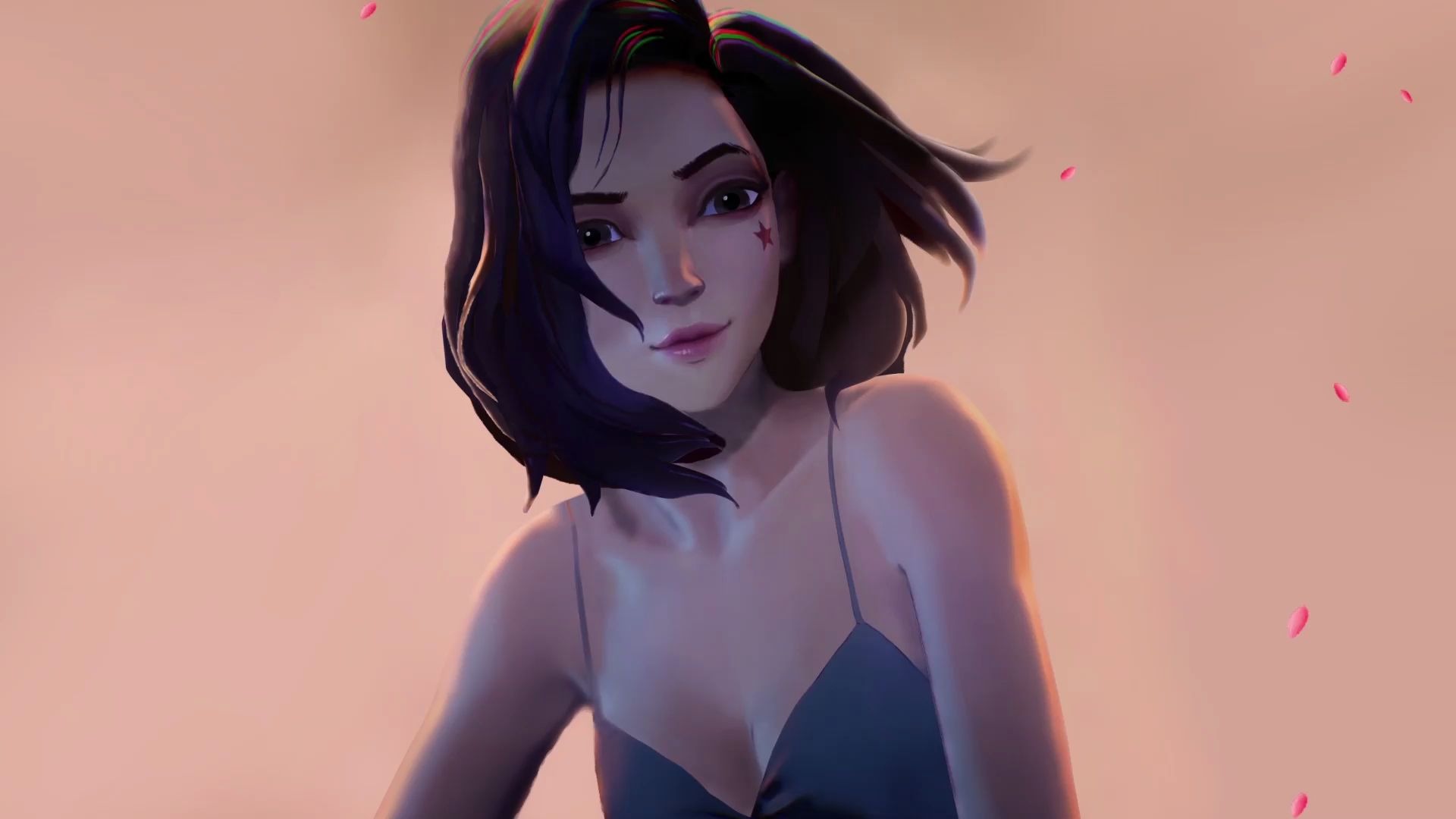 AE毛发飘动小动画