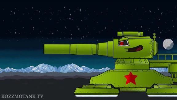 坦克世界动画:两种坦克互不相让