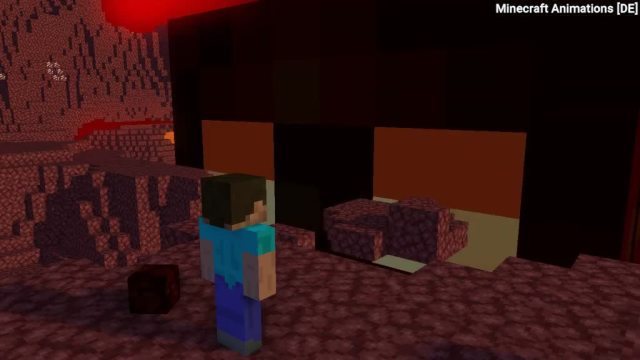 我的世界MC动画:史蒂夫的下界探索